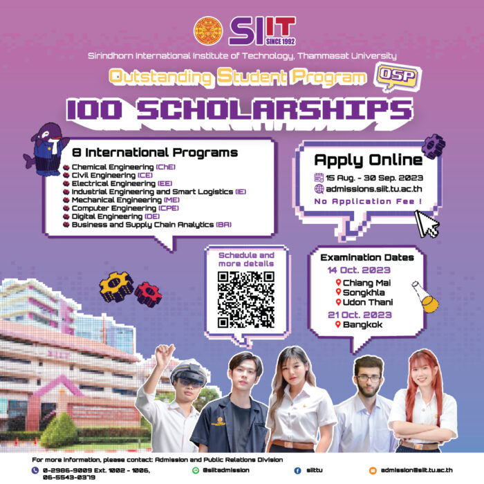 Sirindhorn International Institute of Technology (SIIT), Thammasat University: Outstanding ...
