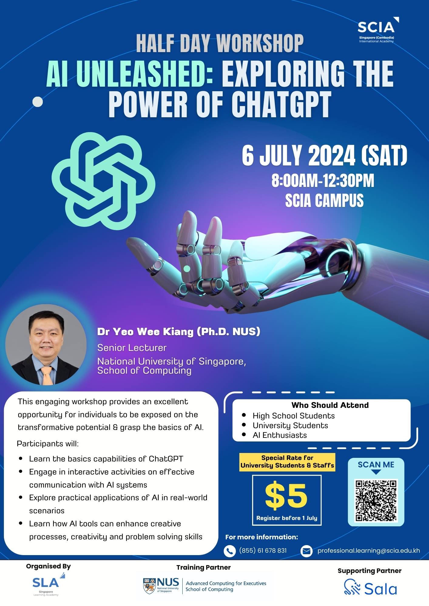 Workshop "AI Unleashed: Exploring the Power of ChatGPT" - Sala