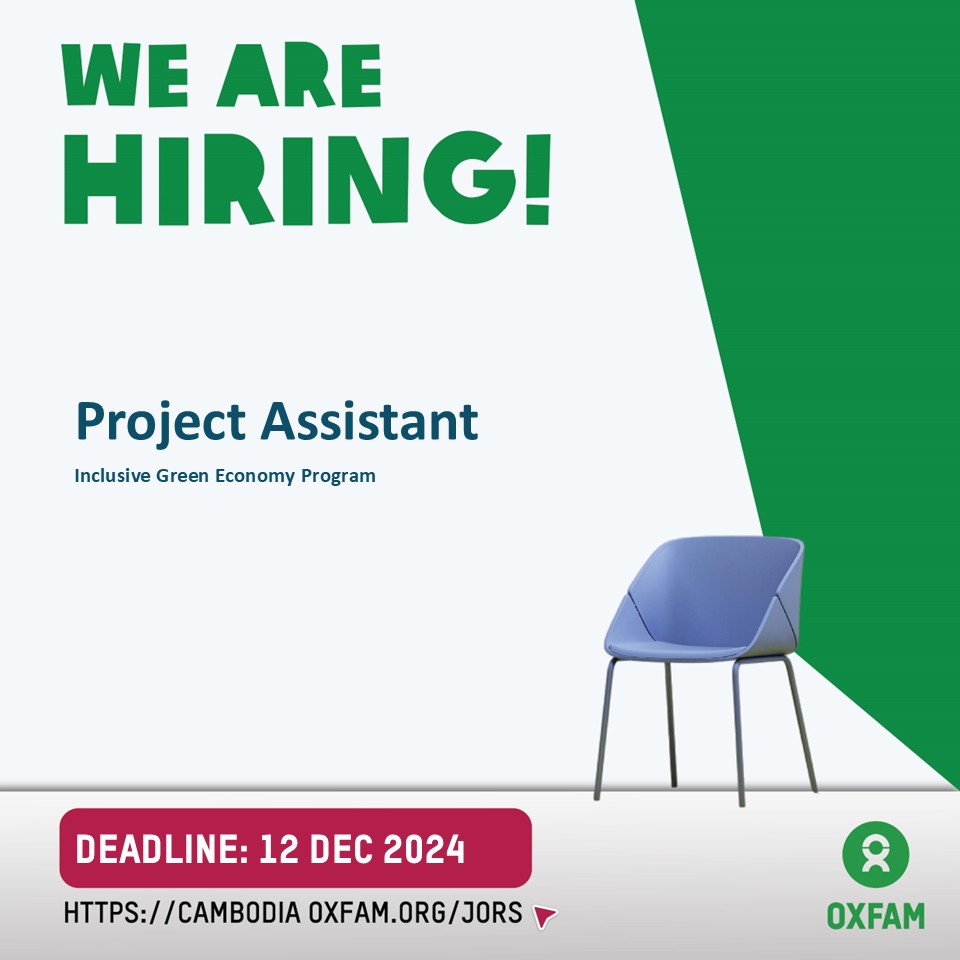 Project Assistant for Inclusive Green Economy Program Opportunity - Sala